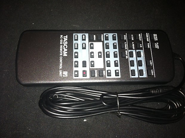Tascam Tascam RC-SS2 wired remote control 2005? Black | Reverb