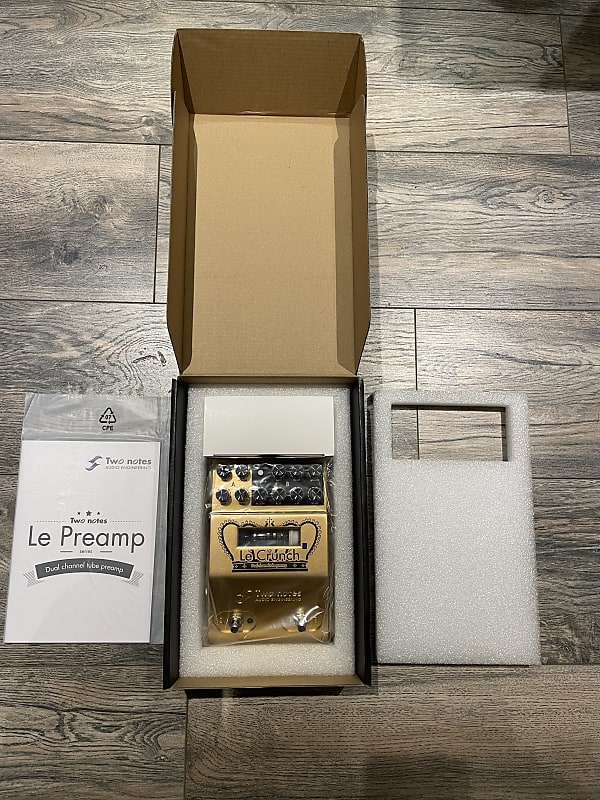 Two Notes Le Crunch Dual Channel Tube Preamp 2010s - Gold | Reverb