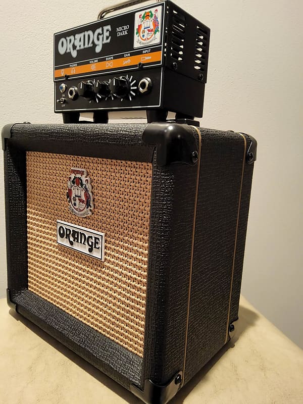 Orange Micro Dark Stack - 20-watt Head and 1x8" Cabinet - | Reverb