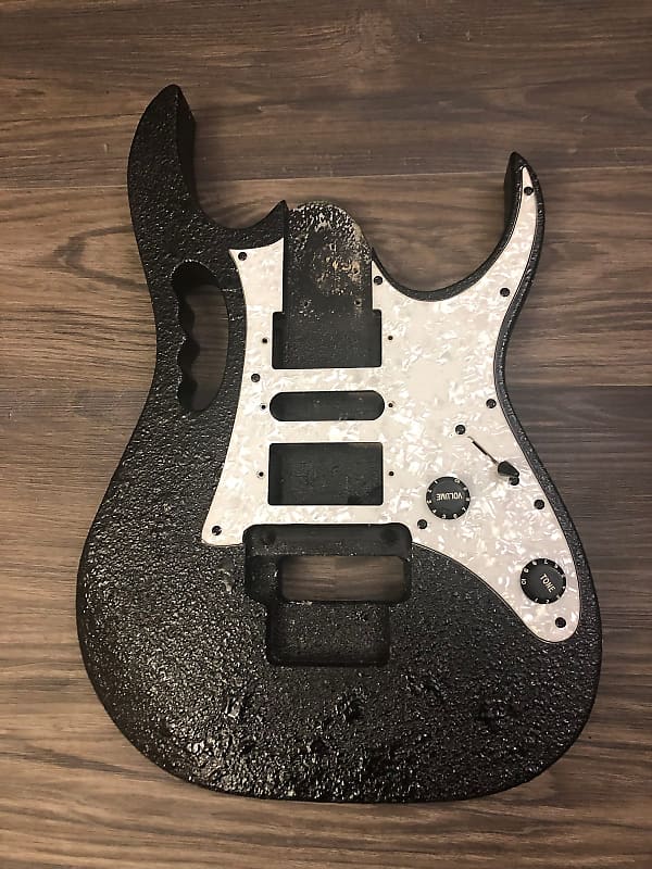 Unknown Ibanez Jem style Textured satin black | Reverb