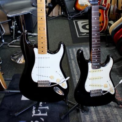 Fernandes Mini-Stratocaster MST-ALLBK 1990's - | Reverb Australia