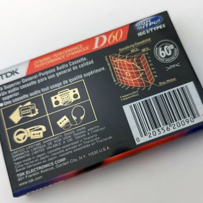 New Sealed TDK D60 IEG I/Type I High Output Dynamic | Reverb