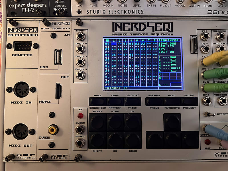 Xor Electronics NerdSEQ with trigger/cv/midi/video expanders | Reverb