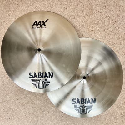 Sabian AAX 14-inch Stage Hats, Old Logo, 1042gm/1372gm | Reverb