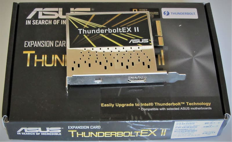 Asus ThunderboltEX 2 Expansion card + 6' foot Thunderbolt 2 | Reverb