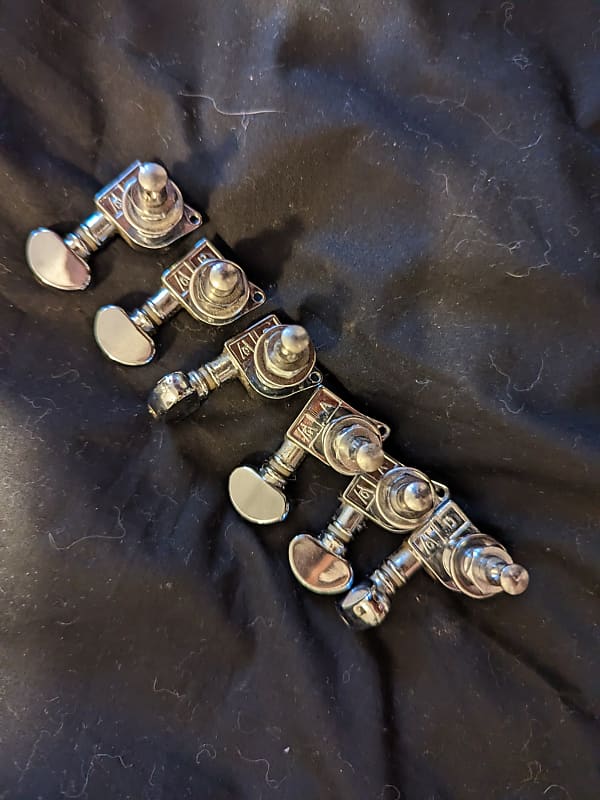 Grover Rotomatic 305 Tuners Chrome 6 Inline | Reverb