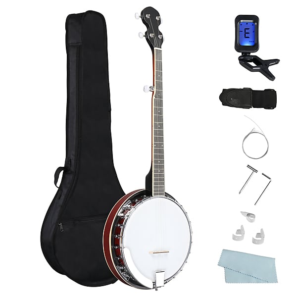 Full Size 5 String Right Handed Banjo Set with Closed Solid | Reverb