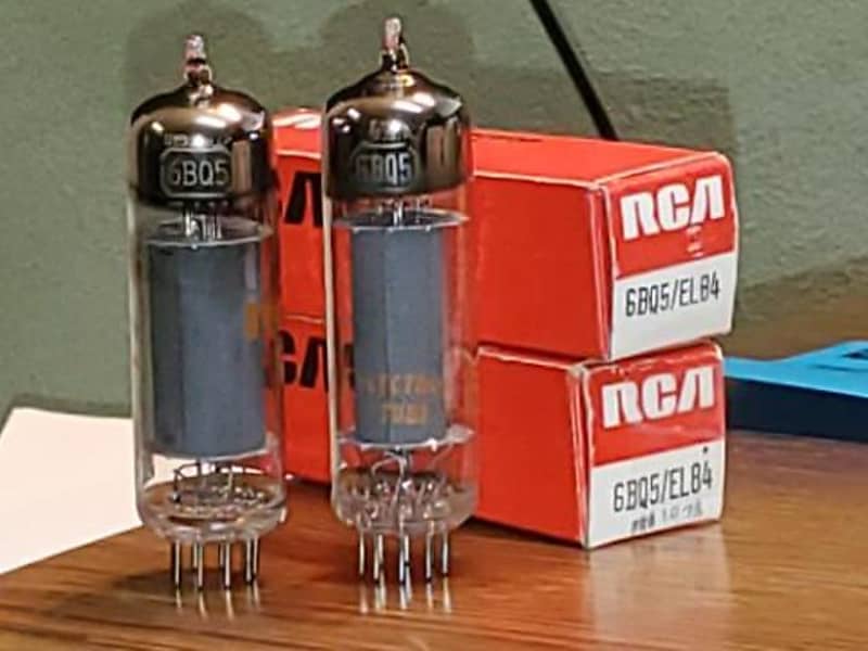 6BQ5/EL84 RCA matched/strong (2) tube lot | Reverb