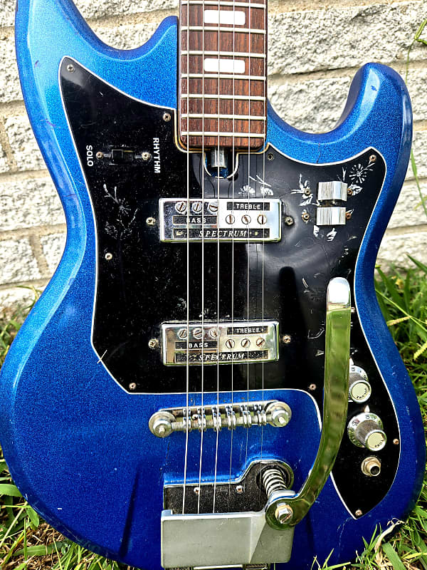 60's TEISCO "Spectrum II" ET220 Blue sparklelue | Reverb
