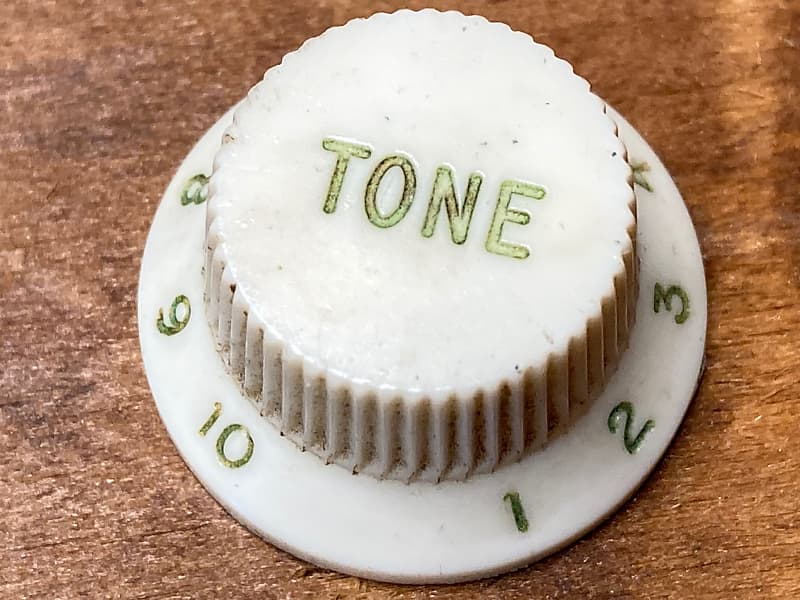 Fender Vintage Stratocaster Tone Knob '60s - Parchment | Reverb