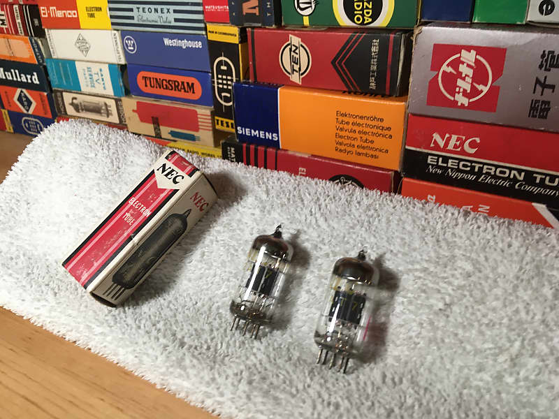 2 NOS Matched NEC Nippon Japan 12AT7 ECC81 ~ Holy Grail | Reverb