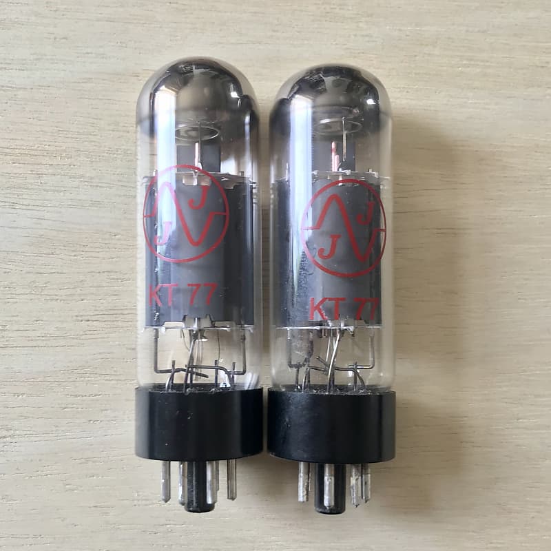 2x Matching JJ KT77 output valves / tubes - EL34 | Reverb UK