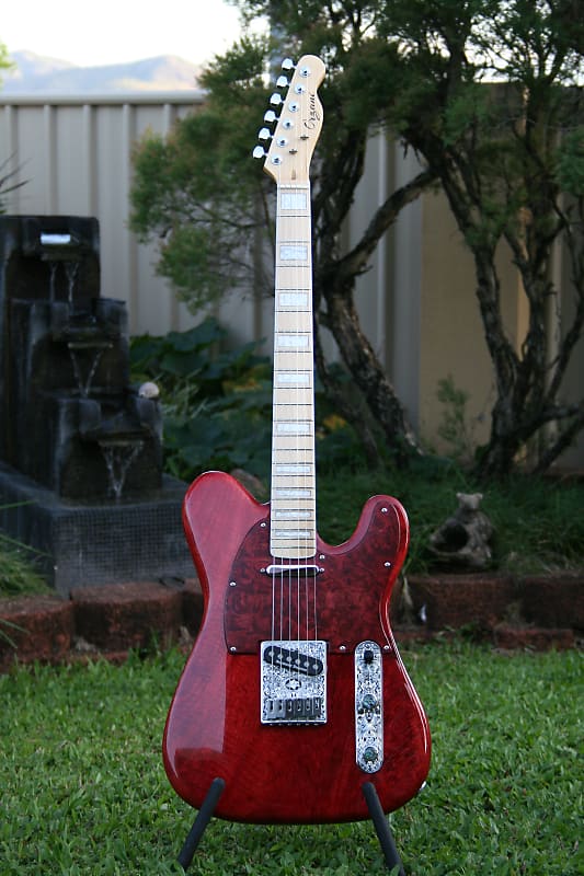 Orzani Custom Tele 2022 Glitter Red | Reverb