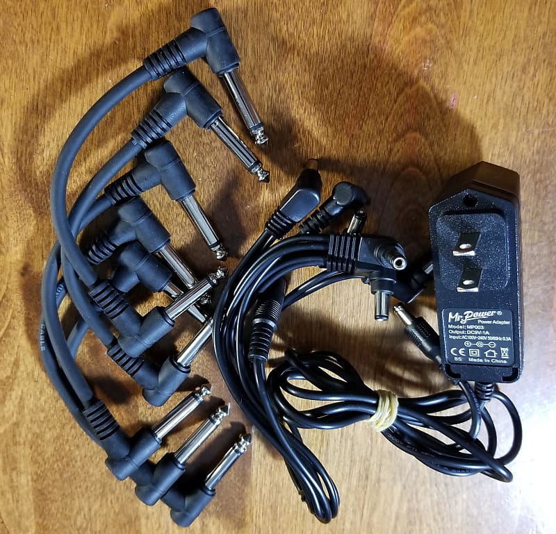 Mr.Power AC Adaptor MP-003 With daisy chain & pedal cables | Reverb