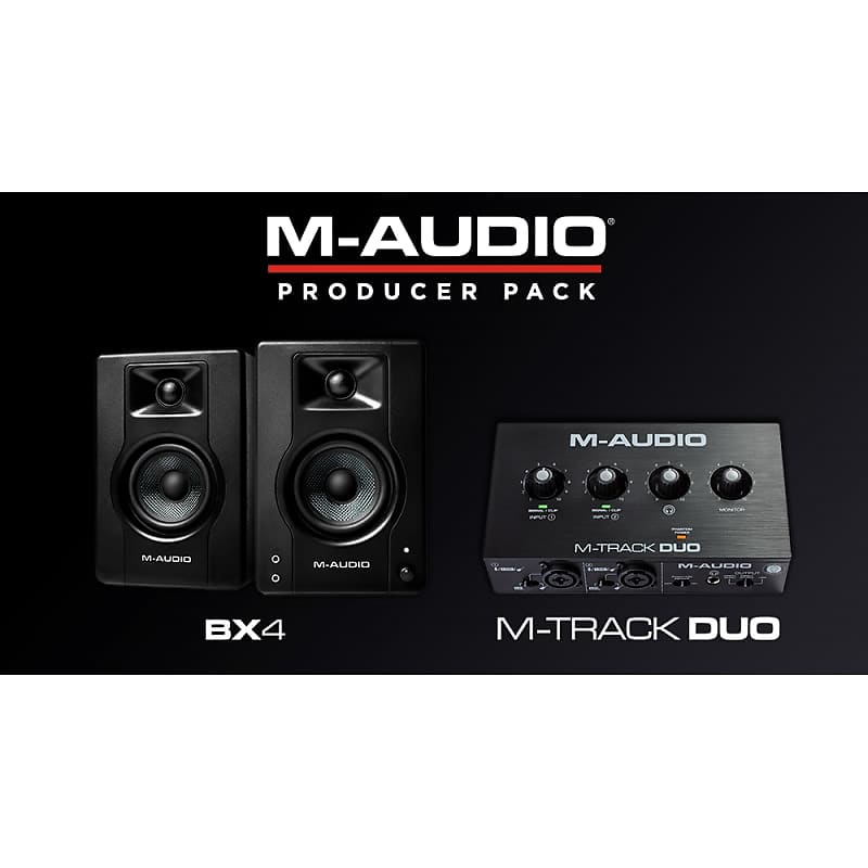M-AUDIO - PRODUCER PACK 2 - Interface MTRACK Duo et enceintes | Reverb
