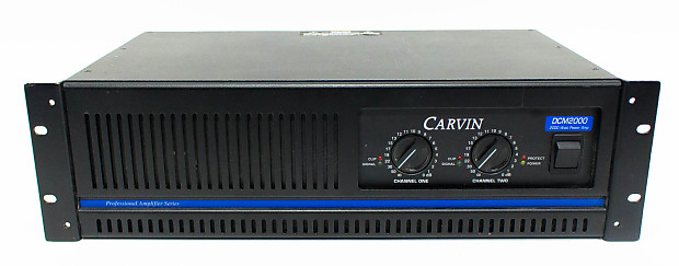 Carvin DCM2000 Stereo Power Amplifier 2000 Watt Rack Mount | Reverb UK