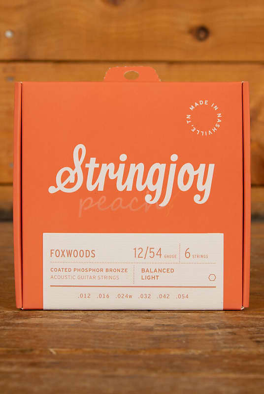 Stringjoy Foxwoods Coated Phosphor Bronze Acoustic Guitar | Reverb