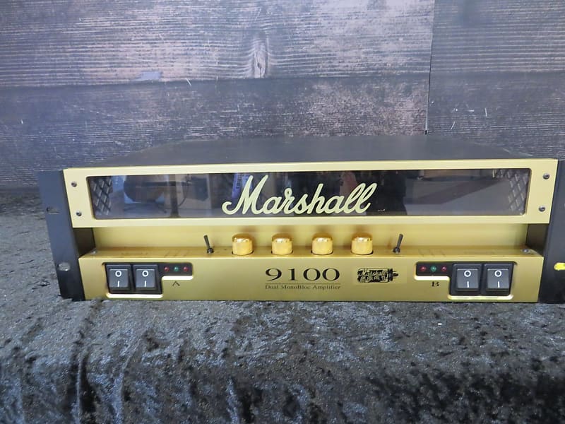 Marshall Dual Monobloc 9100 Tube Power Amplifier Guitar | Reverb