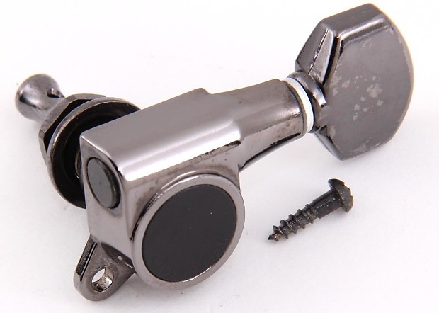 (6) Ibanez Japan Right Handed Tuning Pegs Cosmo Black Finish | Reverb