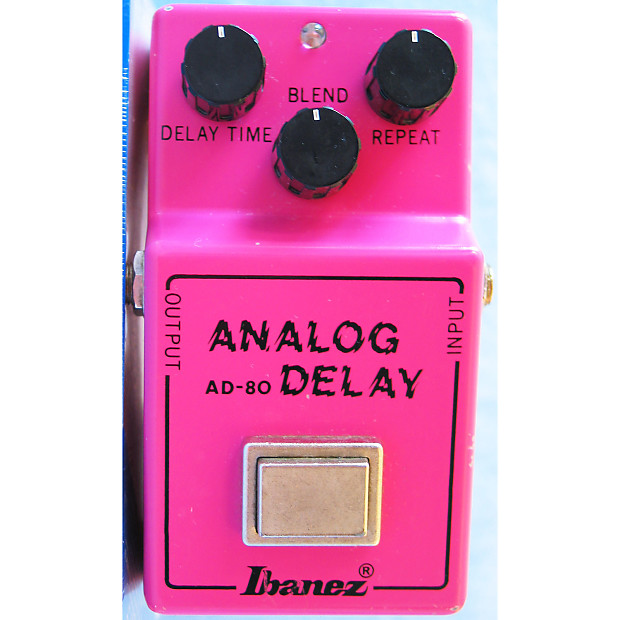 Ibanez AD-80 Analog Delay - MN3005 Chip - Includes 18volt | Reverb