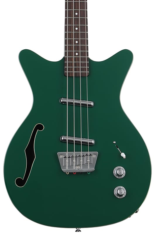Danelectro Fifty Niner Short-scale Bass Guitar - Jade Top | Reverb
