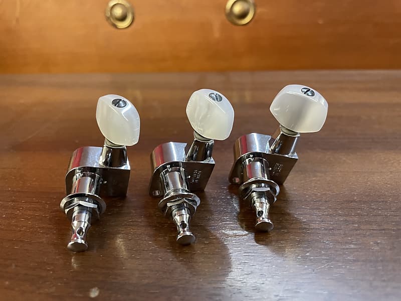 Schaller Music man axis Tuner 2010 Chrome/Pearl button | Reverb