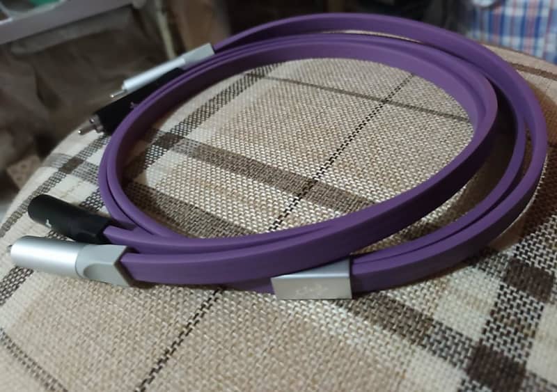 Oyaide Neo d+ Class S RCA 2016 - Purple - 1 Meter - Pair | Reverb
