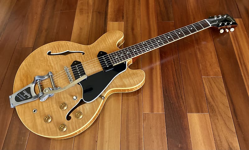 2016 '61 ES-330 TDN Ltd. Ed. - VOS Dark Natural with Bigsby | Reverb