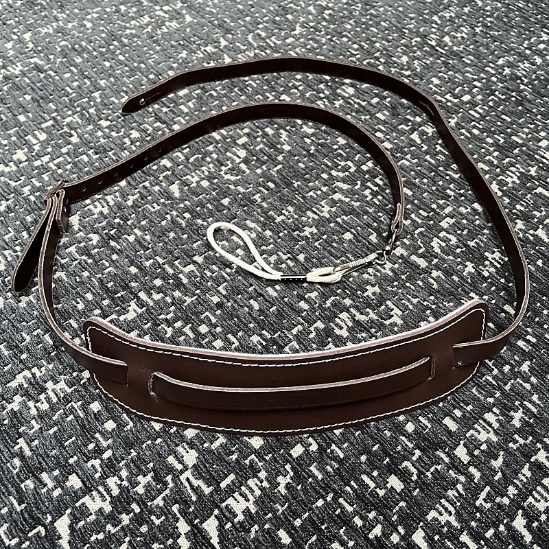 Guncotton Acoustic Guitar Leather Strap Brown * The | Reverb UK
