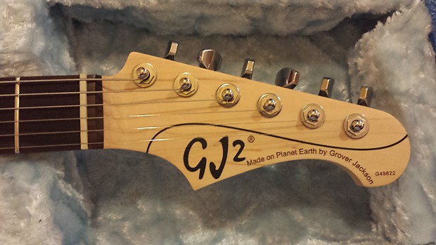 Grover Jackson GJ2 Hellhound Tele Candy Red Metallic P90 | Reverb