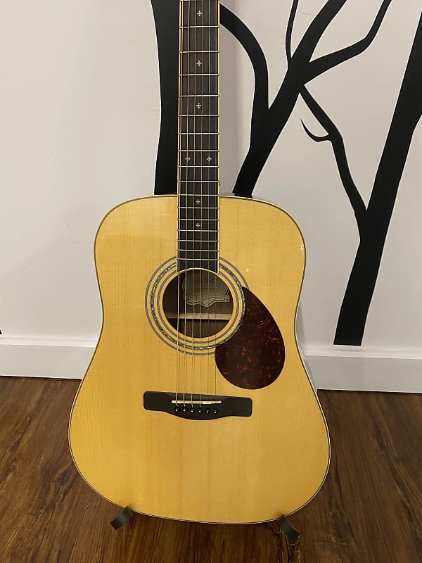 Samick Samick Greg Bennett D5SRN Pro Acoustic Guitar, Natural | Reverb