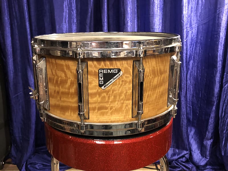 REMO Master Touch Snare Drum 14 X 7 90's Vaneer Wrap | Reverb