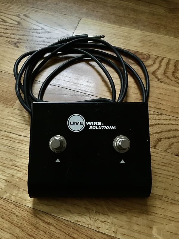 Live Wire Dual Latching LWS22 FootSwitch Electric Guitar | Reverb