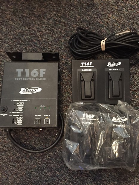 Elation T16F Foot Control Chaser w/ (2) Foot Controllers | Reverb
