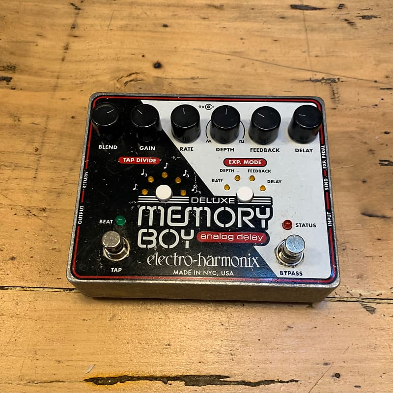 Electro-Harmonix Deluxe Memory Boy Tap Tempo Analog Delay | Reverb