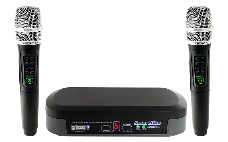 VocoPro Smartoke DSP Karaoke Mixer with Two Wireless | Reverb