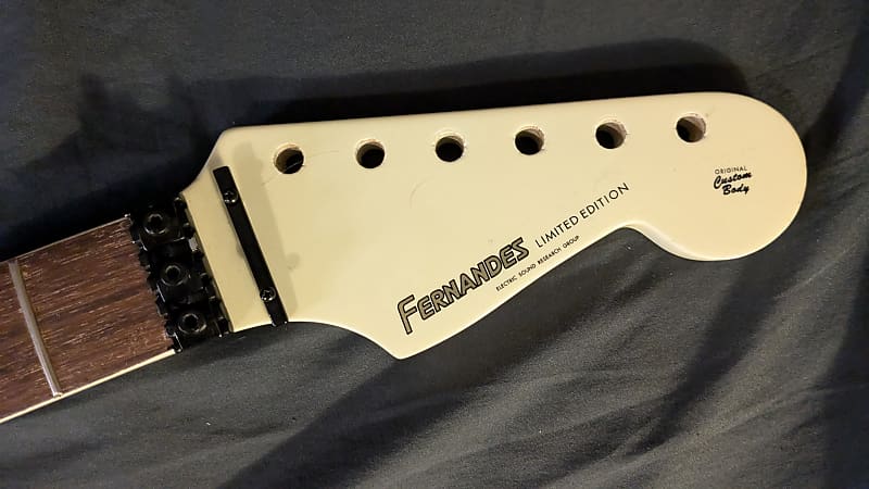 1980s Fernandes FST "The Function" Neck - White - Locking Nut | Reverb