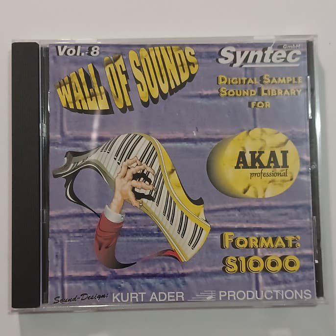 Syntec Wall Of Sounds Vol 8 Sample CD Akai E-mu Emu 1997 | Reverb