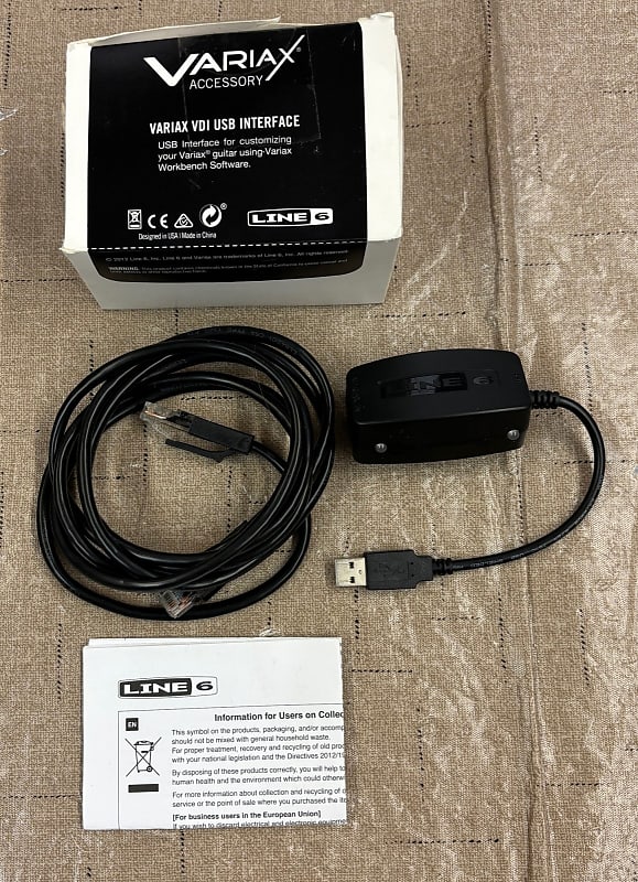 Interface Line 6 RJ45 to USB I/O for Variax Workbench | Reverb