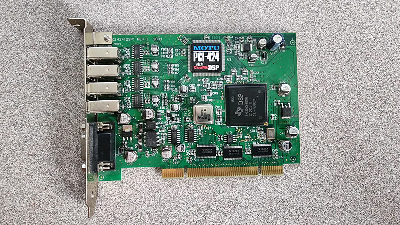 MOTU PCIX-424 Audio Interface Card with CueMixDSP™ | Reverb
