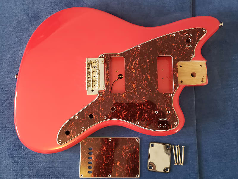 Unknown Jazzmaster w/strat trem Red | Reverb