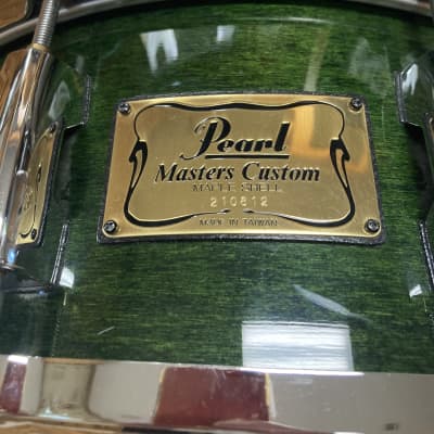 Pearl Masters Custom Maple 🍁 2010 - 2018 - Emerald Mist | Reverb