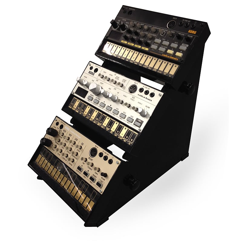 Korg Volca Stand Rack - 3 Tier, WEDGE, expandable & | Reverb