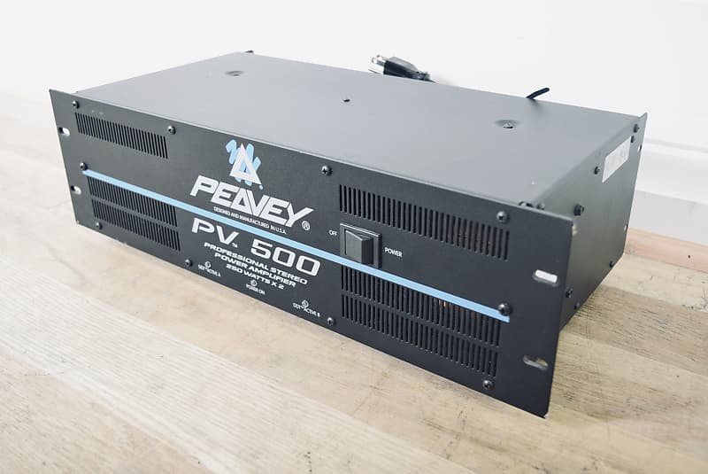 Peavey PV 500 2 Channel Power Amplifier in very good | Reverb