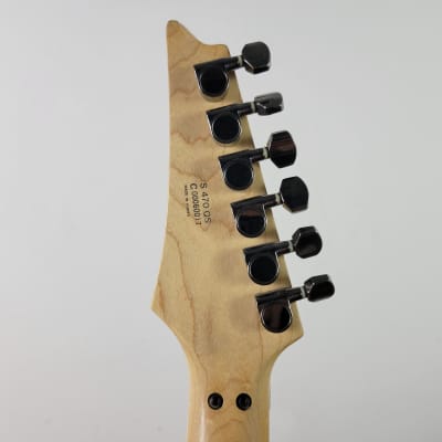 2000 Ibanez S 470 QS - Transparent Black | Reverb