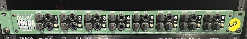 Radial Pro 8 - Eight Channel Rack Mount Direct Boxes | Reverb