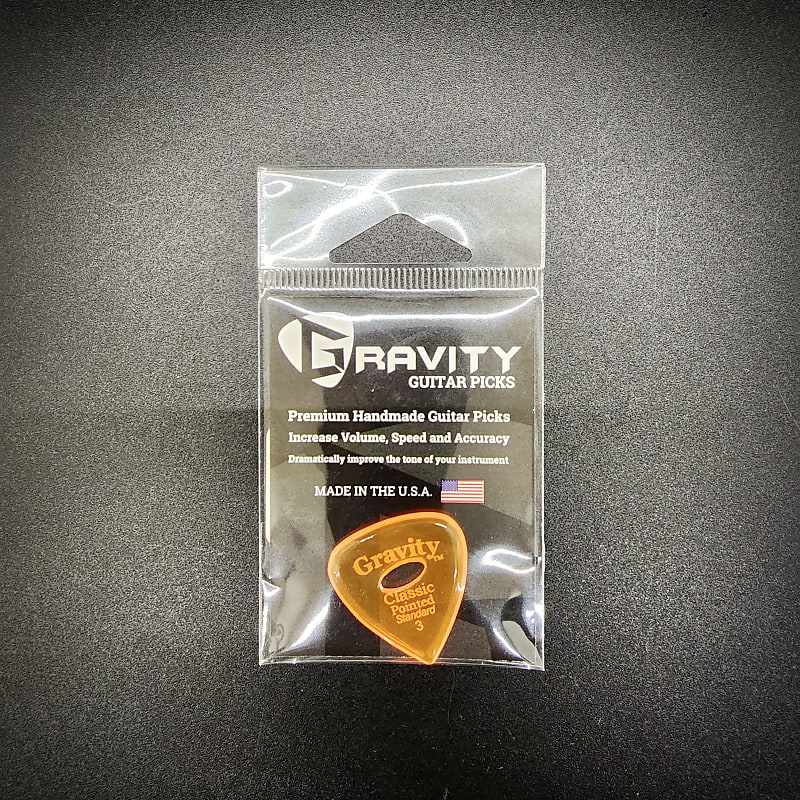 Gravity Classic Pointed Pick Standard 3mm Elipse | Reverb