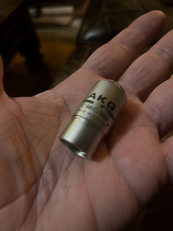 AKG D58 E/200 microphone Silver | Reverb