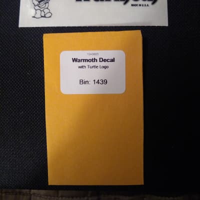 Official Warmoth Decal With Turtle Logo - Headstock Decal / | Reverb