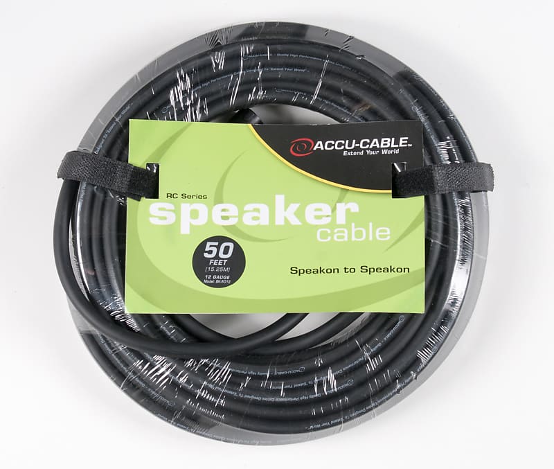 Accu-Cable SK-5012 50 Foot 12 Gauge Locking Speaker Cable | Reverb